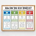Amazon.com: Zones Of Regulation Poster, How Can You Help Yourself ...