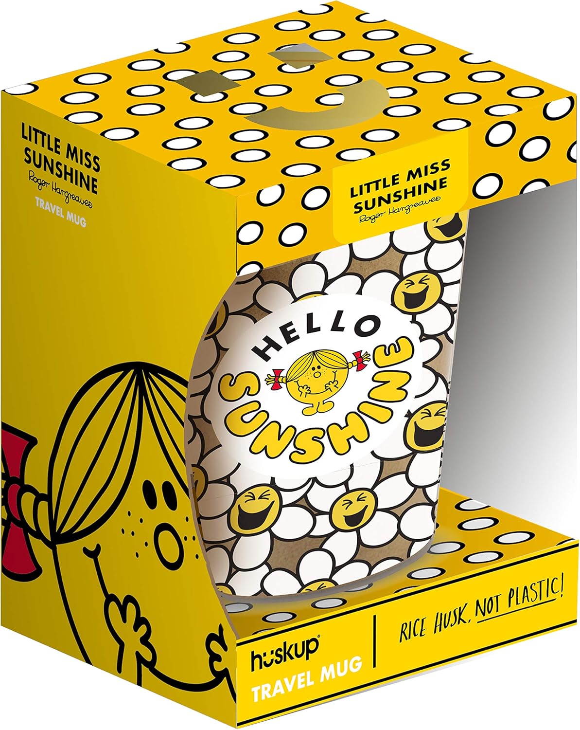 Mr. Men Little Miss | Little Miss Sunshine Travel Mug | Rice Husk ...