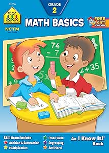 Amazon.com: School Zone Curriculum Workbooks, Math Basics Grade 2 ...