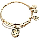 Amazon.com: Alex and Ani Path of Symbols Expandable Bangle for Women, Elephant Charm, Two-Tone ...