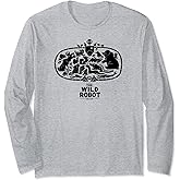 Amazon.com: DreamWorks The Wild Robot Group Hug Premium T-Shirt ...