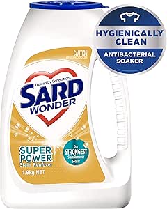 Sard Super Power Powder Stain Remover, 1.8KG: Amazon.com.au: Health ...