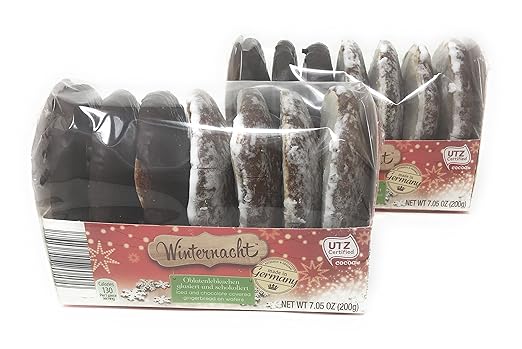 Amazon.com : Winternacht Lebkuchen German Iced and Chocolate Covered ...