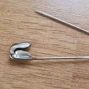 Large Safety Pins Size 4 / 52mm 50Pcs Silver: Amazon.co.uk: Office Products