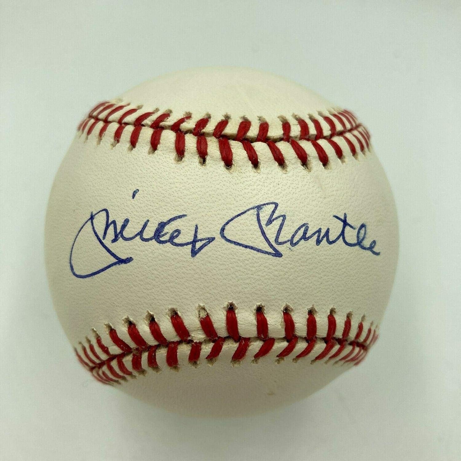 Beautiful Mickey Mantle Signed American League Baseball Mint Autograph ...