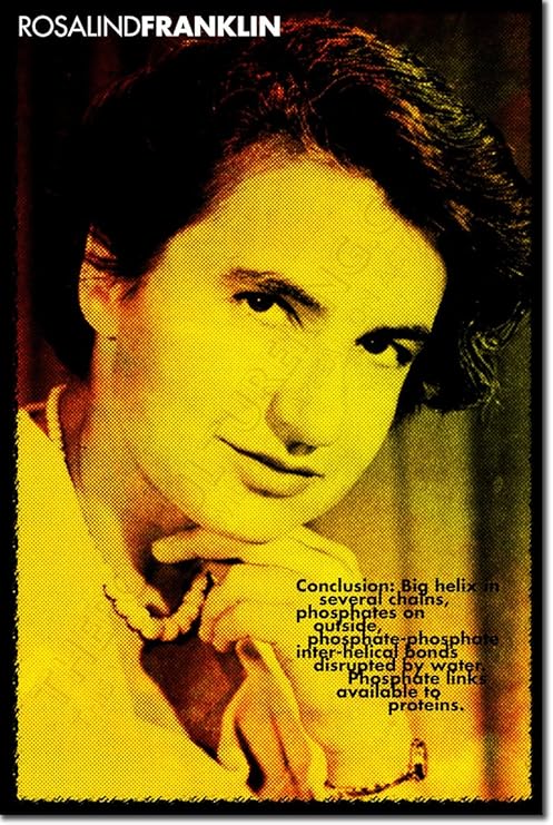 Rosalind Franklin Art Print Photo Poster Unique Gift Quote DNA RNA ...