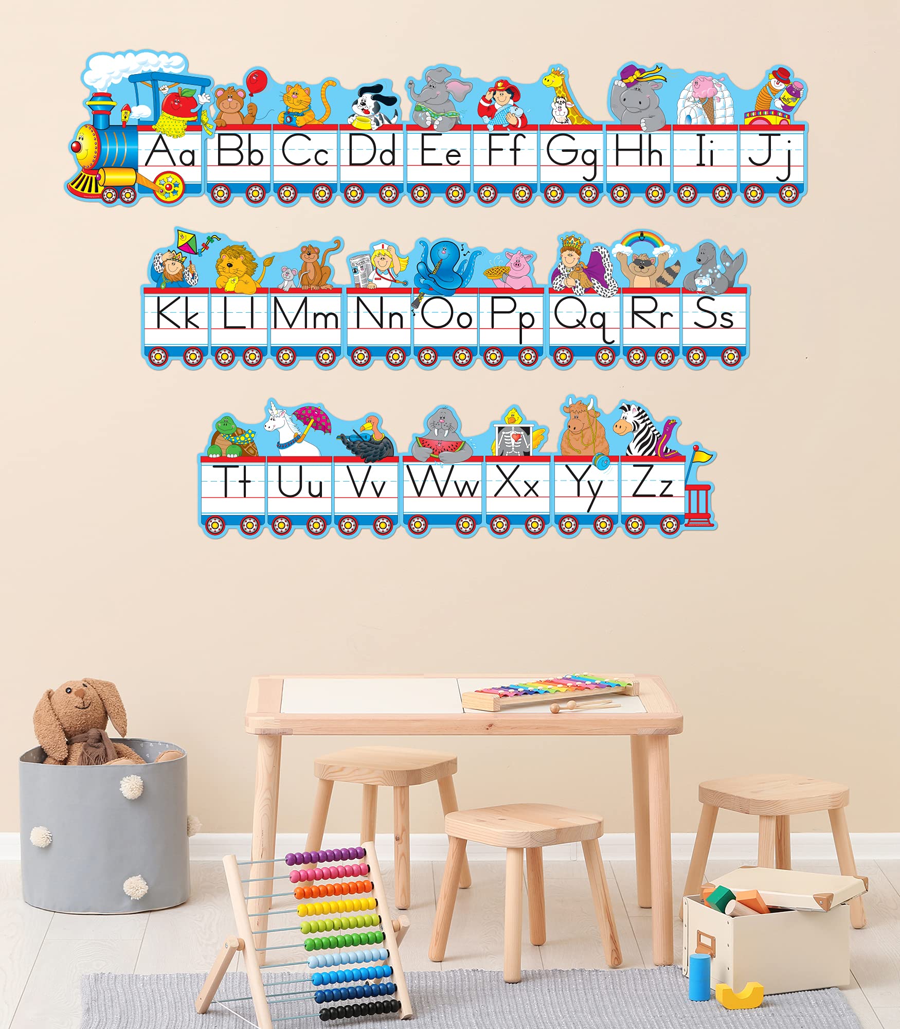 Mua Carson Dellosa Alphabet Train Bulletin Board Set—10-Piece Alphabet ...