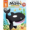 Evan-Moor Smart Start Math, Grade 1 Workbook, Stickers, Audio Read ...