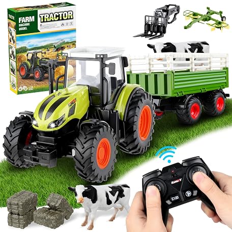 Mua wakelnsa Remote Control Tractor Toy,3 in 1 RC Tractor for Kids ...
