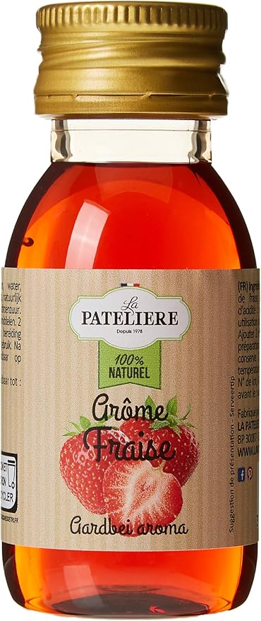 LA PATELIERE Arôme Naturel Fraise 60 g: Amazon.fr: Epicerie