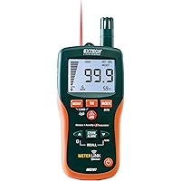 Extech MO297 Pinless Moisture Psychrometer with IR Thermometer and ...