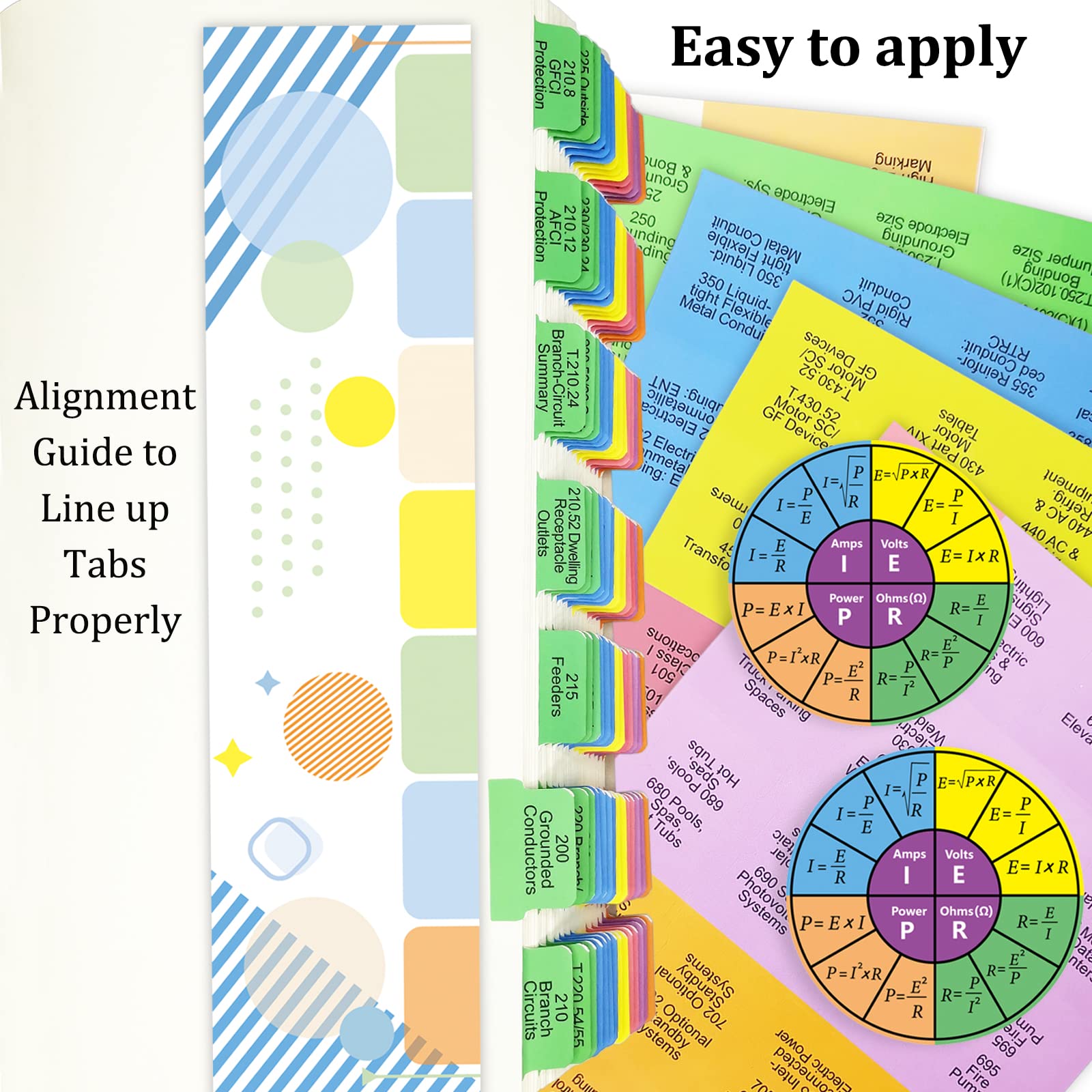 Mua 2023 NEC Code Book Tabs, 124 Printed Tabs with 16 Blank Ones, Color ...