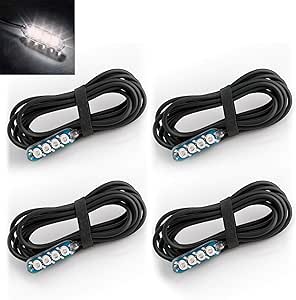 Amazon.com: High Power Magnetic LED Rock Lights for Jeeps, Trucks, UTV ...