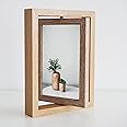 Amazon.com - PLUSCHEN 5x7 Spinning Picture Frame Rotating Photo Frame ...