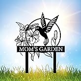 Amazon.com: Personalized Garden Signs, Custom Metal Colorful Butterfly ...