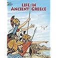 Life in Ancient Greece Coloring Book: Green, John, Appelbaum, Text by ...