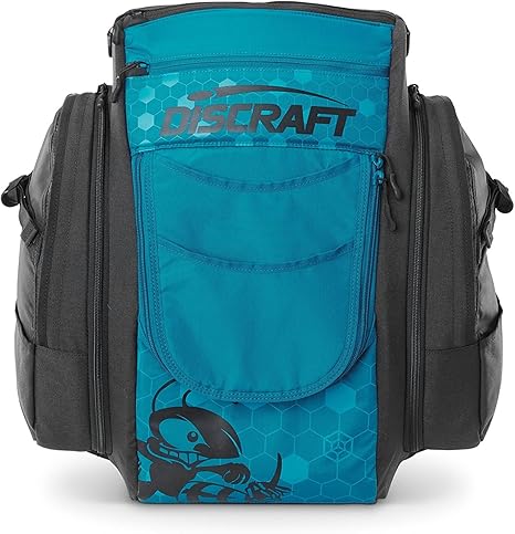 Amazon.com: Discraft Grip EQ BX Buzzz Backpack Disc Golf Bag - Blue ...