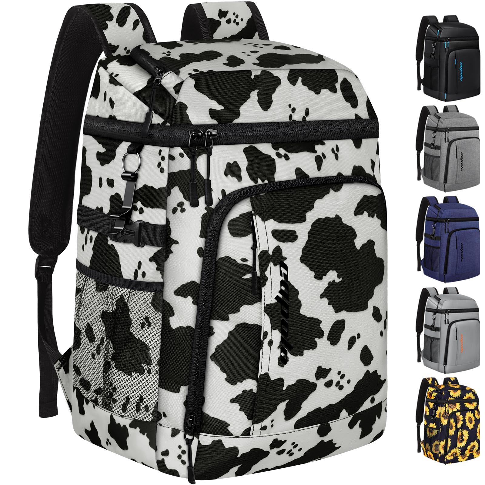 Capolo Cooler Backpack Insulated Leak Proof 36 Cans, Soft Camping ...