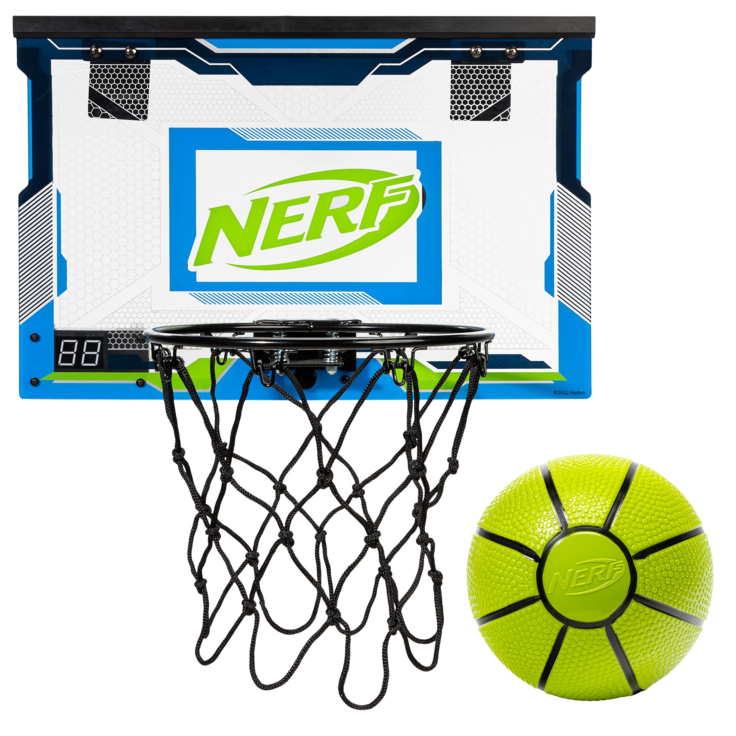 Mua NERF LED Over The Door Mini Basketball Hoop - Pro Hoop Light Up ...