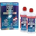 Amazon.com: Clear Care Plus Cleaning Solution with Lens Case, Twin Pack, Multi, 12 Oz, Pack of 2 ...
