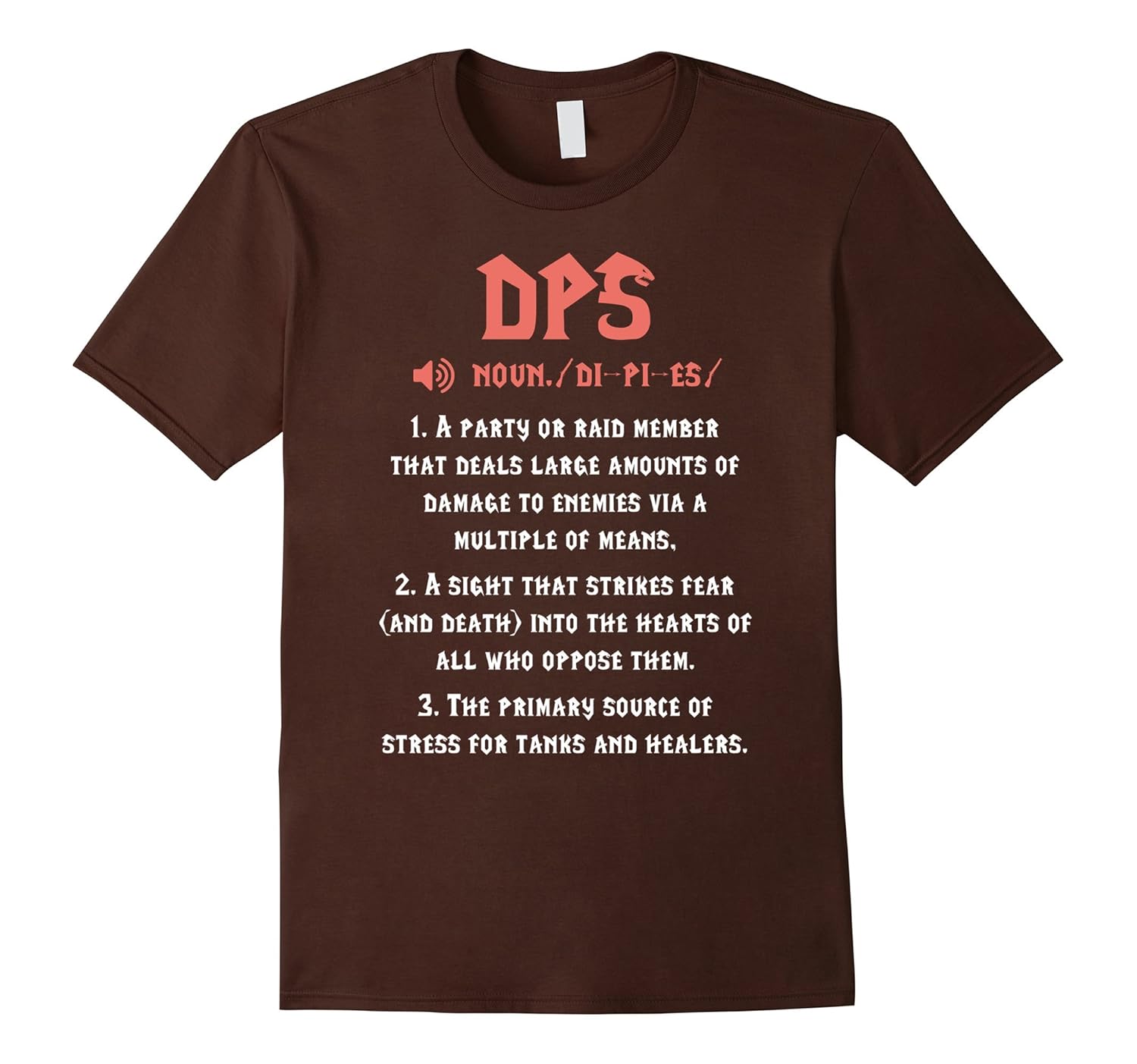 DPS Shirt Funny DPS WoW Tee-TD – Teedep