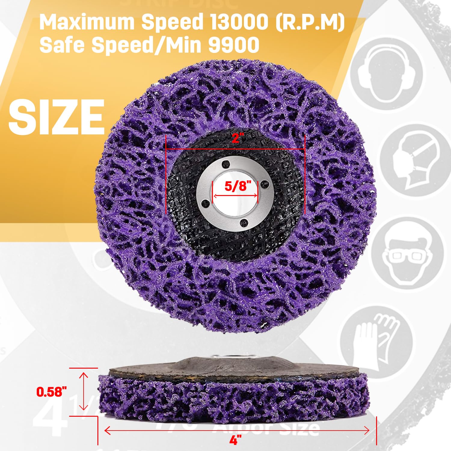 Mua LAIWOO 5 Pack Strip Discs Stripping Wheel for Angle Grinder Paint ...