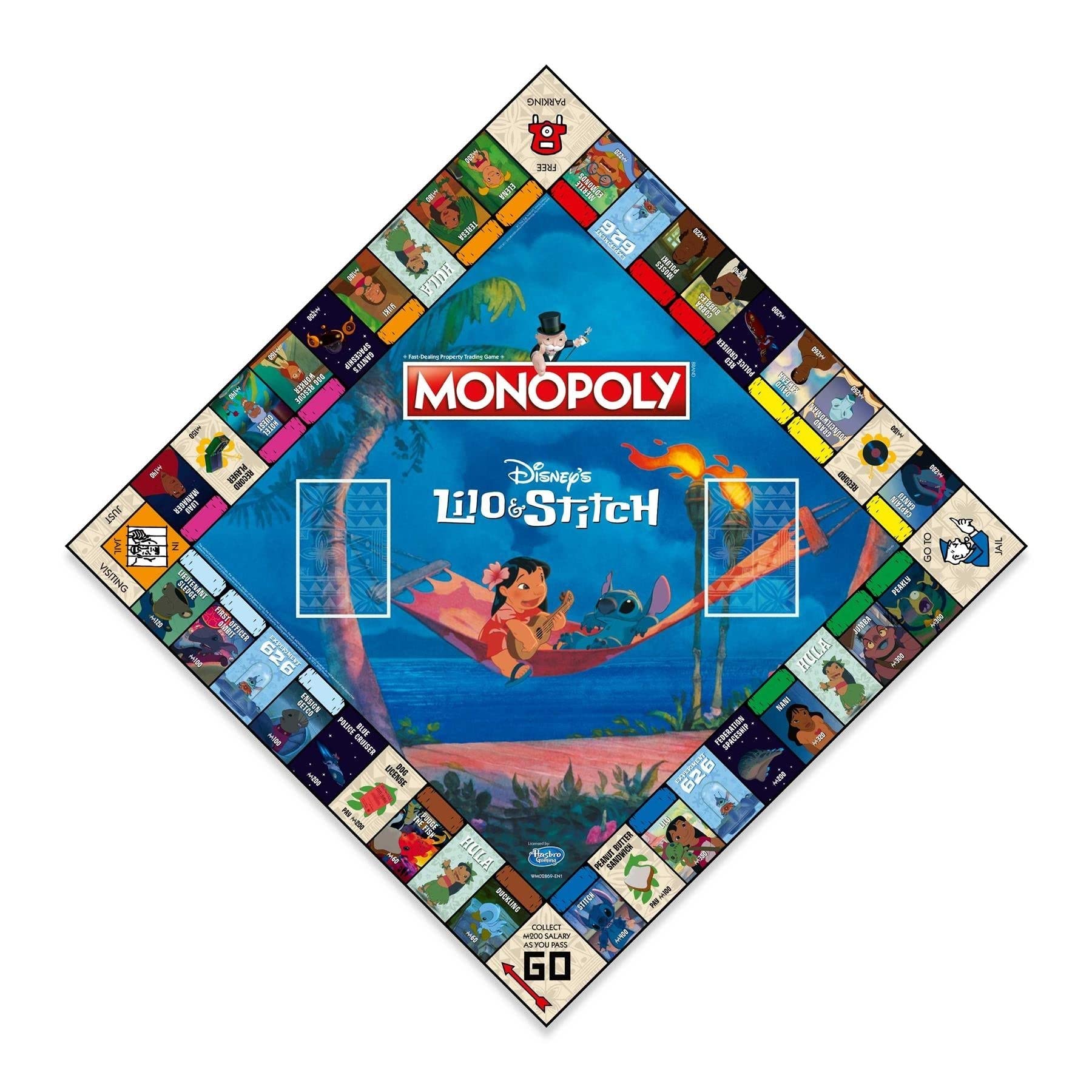 Mua Winning Moves Lilo and Stitch Monopoly Board Game, Embark on a ...