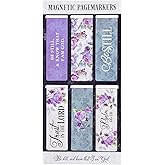 Amazon.com : Christian Art Gifts Magnetic Scripture Bookmark Set for ...