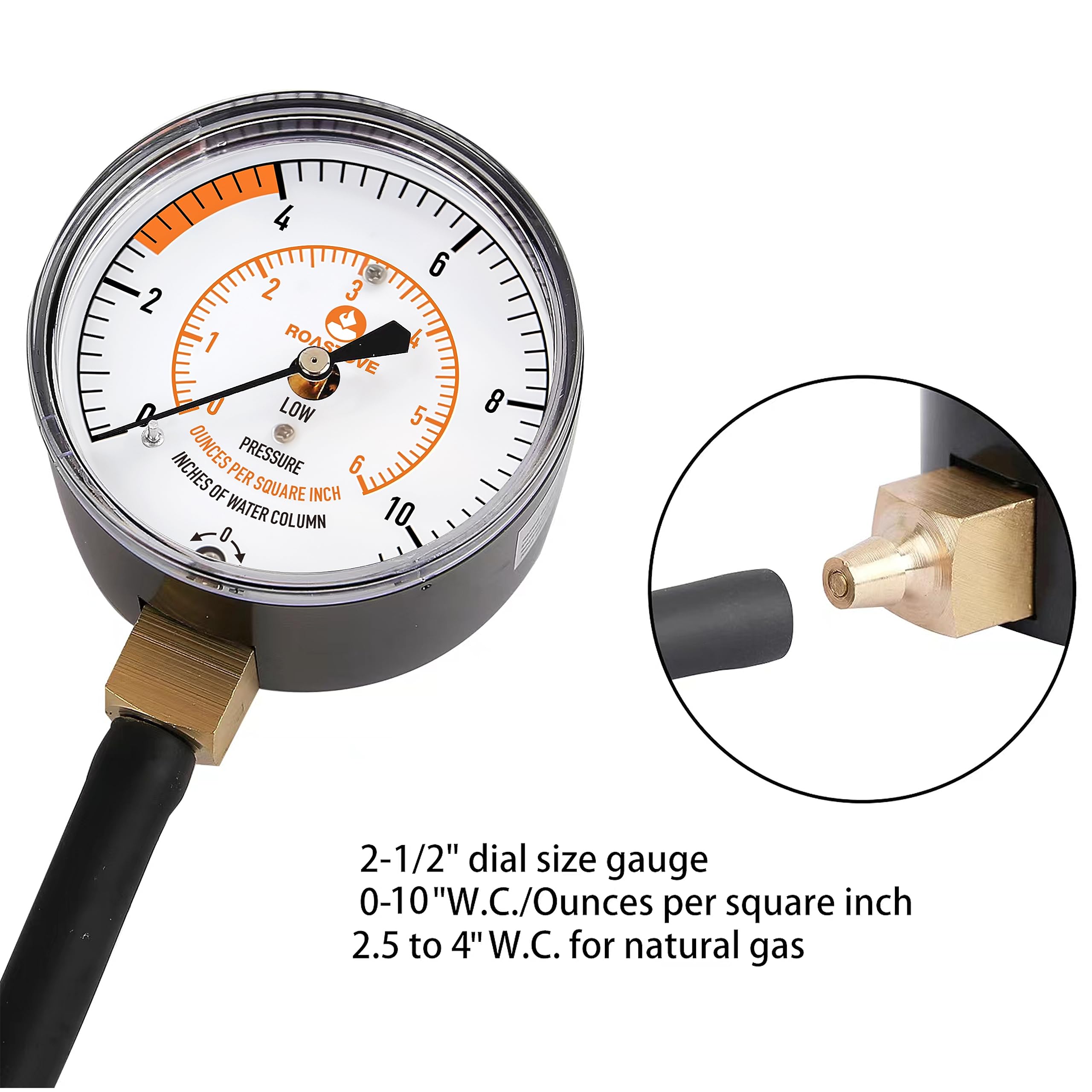 Mua Roastove Natural Gas or LP Gas Manifold Pressure Test Kit, LP Gas ...