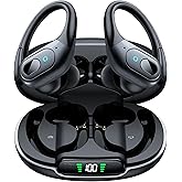 Amazon.com: Psier Wireless Earbuds Sports Headphones 4 Mic Clear Calls ...