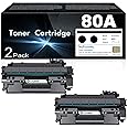 Amazon.com: CF280A 80A Toner Cartridge Black High Yield, Replacement for HP 80A CF280AD1 Works ...