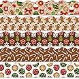 Amazon.com: Whaline 69Ft Christmas Bulletin Board Borders Gingerbread ...