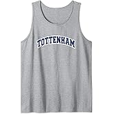 Amazon.com: Tottenham London Varsity Style Vintage T-Shirt : Clothing ...