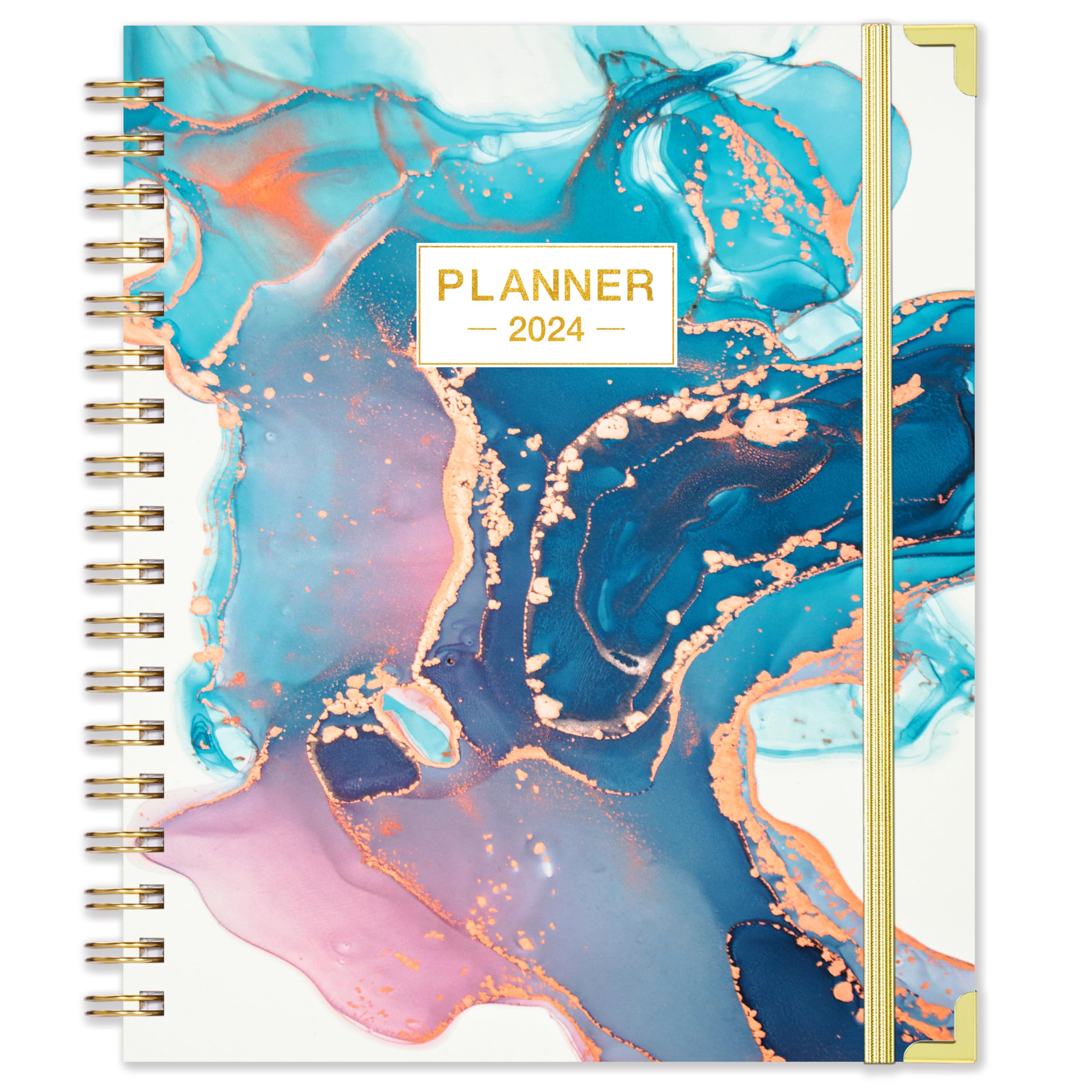 Mua 2024 Planner - Large 2024 Weekly Monthly Planner with Tabs, January ...