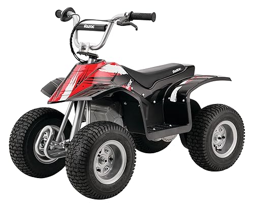 Razor Dirt Quad - 24V Electric 4-Wheeler ATV - Twist-Grip Variable ...