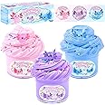 Amazon.com: 3 Pack Axolotl Butter Slime, Slime Kit with Pink, Blue ...