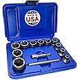 Amazon.com: ROCKETSOCKET | 13 Piece Impact Grade Extraction Socket Set ...
