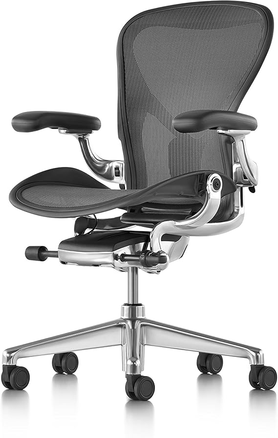 Herman Miller Aeron Remastered - Talla B - Aluminio - PostureFit SL ...