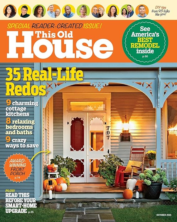 Amazon.com : This Old House Magazine October 2015 (Single Issue ...