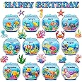 Amazon.com: Under The Sea Bulletin Board Decorations Set 58 Pcs, Ocean ...