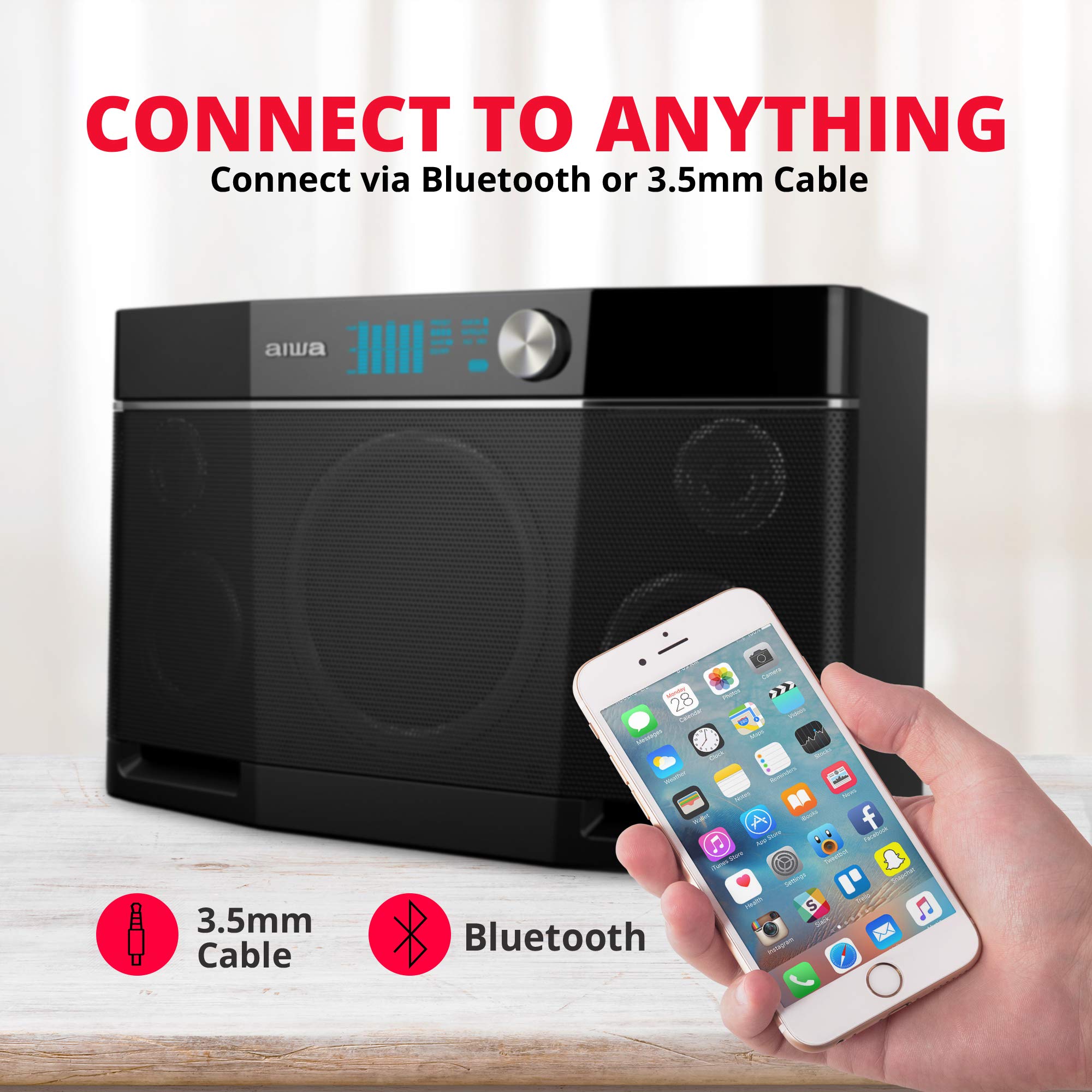 Mua Aiwa Exos-9 Portable Bluetooth Speaker trên Amazon Mỹ chính hãng ...