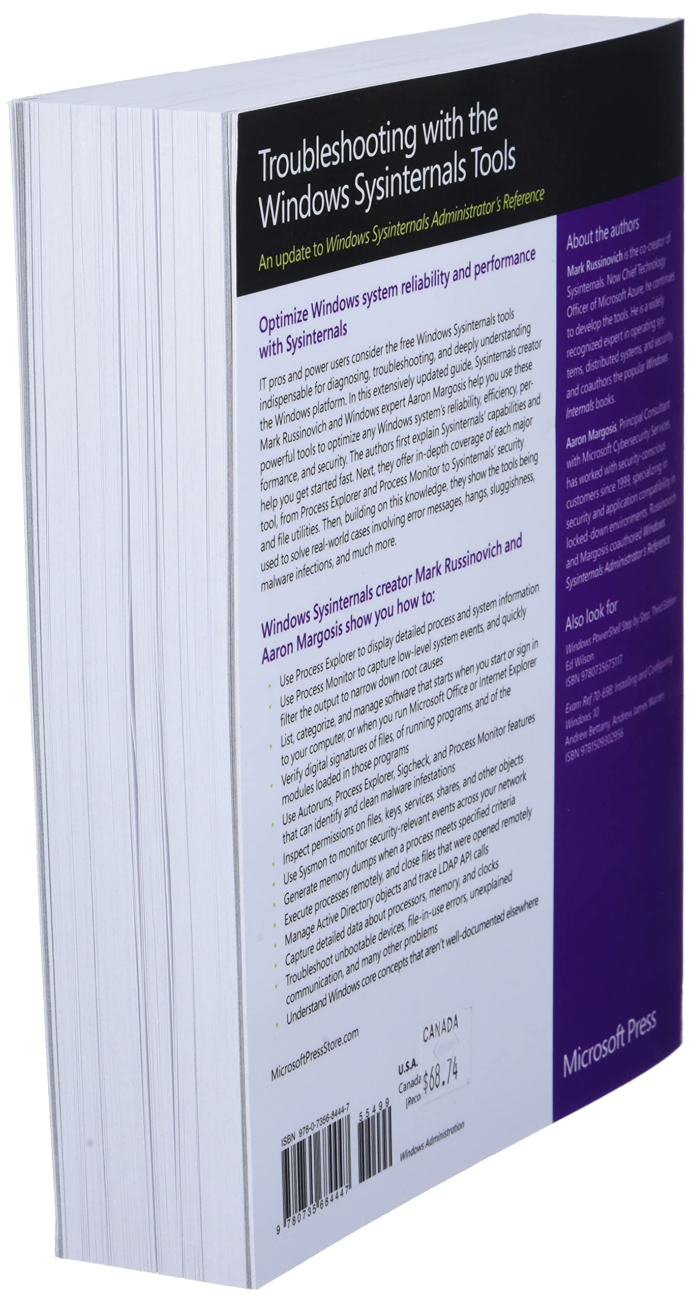 Mua Troubleshooting with the Windows Sysinternals Tools (IT Best Practices - Microsoft Press ...