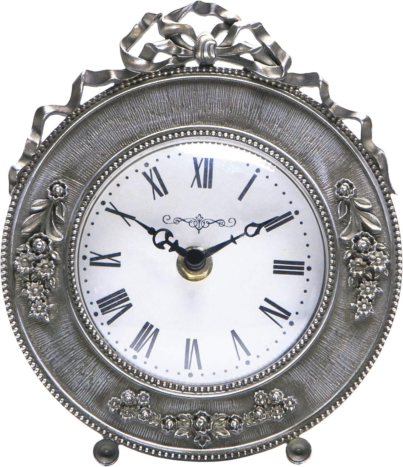Amazon.com: NIKKY HOME Vintage Table Clock, Decor Battery Operated ...
