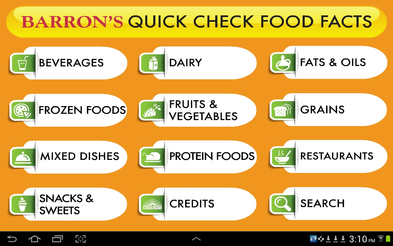 Quick Check Food Facts : Amazon.ca: Apps for Android