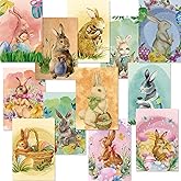 Amazon.com : Whaline 36 Pack Vintage Easter Greeting Cards Easter Egg ...