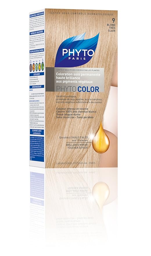 Permanent Hair Color by Phyto Phyto Color: 9 Very Light Blond: Amazon ...