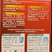 JUVAMINE - TOP FORME MULTIVITAMINES, 30 comprimés à avaler: Amazon.fr ...