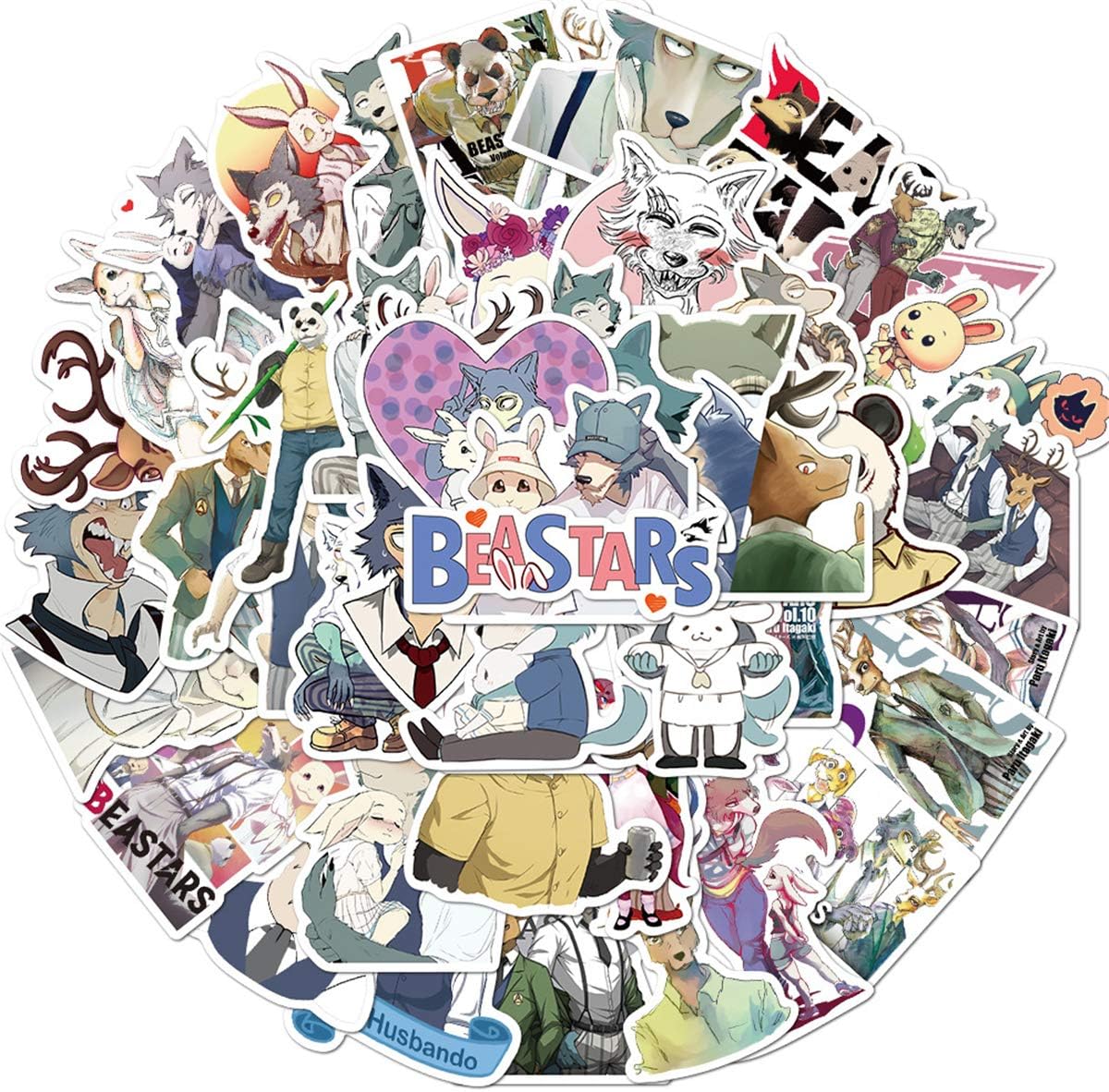 Amazon.com: BEASTARS Vinyls Stickers Laptop Sticker Waterproof Stickers ...