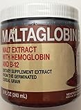 Amazon.com: Extracto De Malta Con Hemoglobina Y B-12vitaglobina B-12 ...