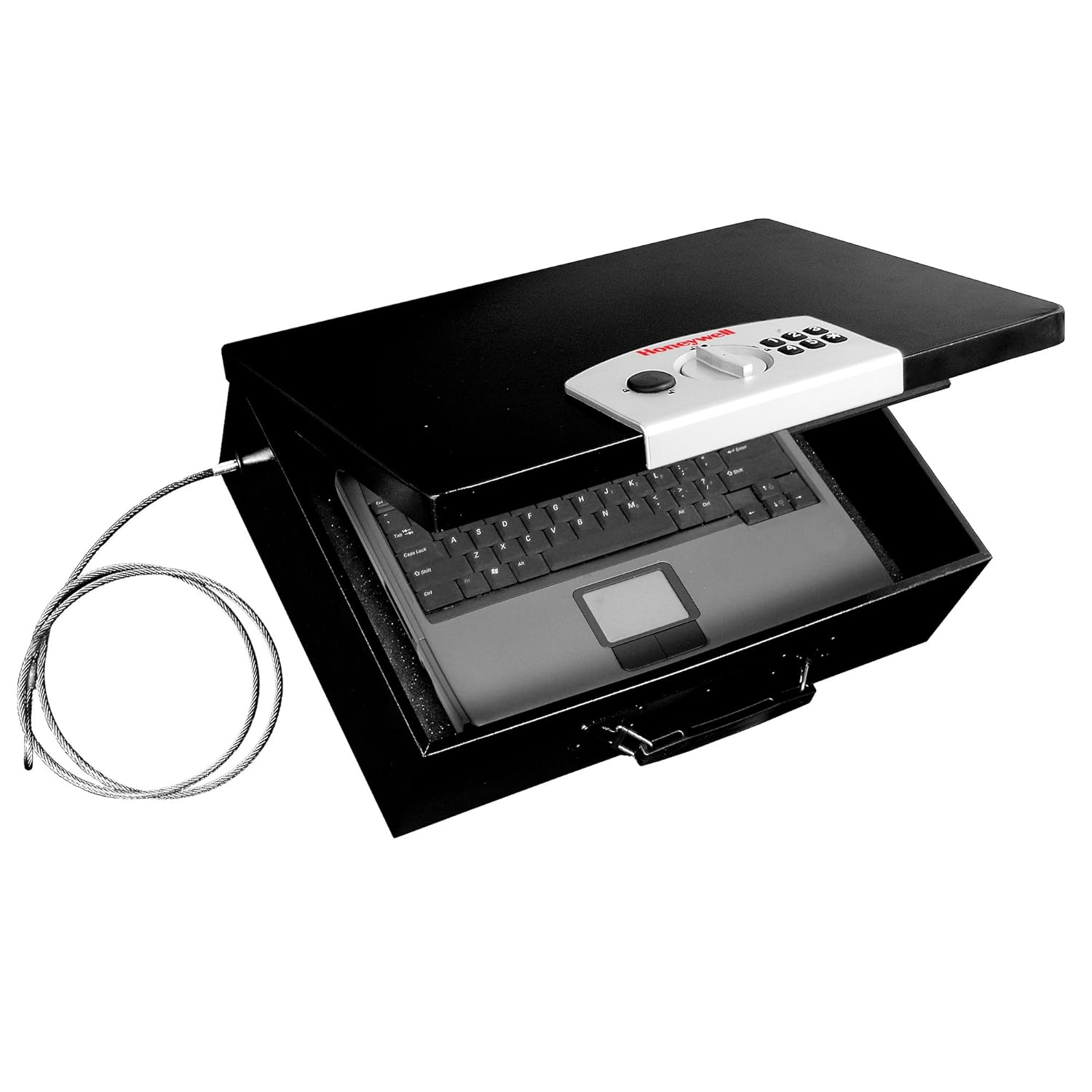 Amazon.com: Honeywell 3040D Digital Large Security Box, Black/Silver ...